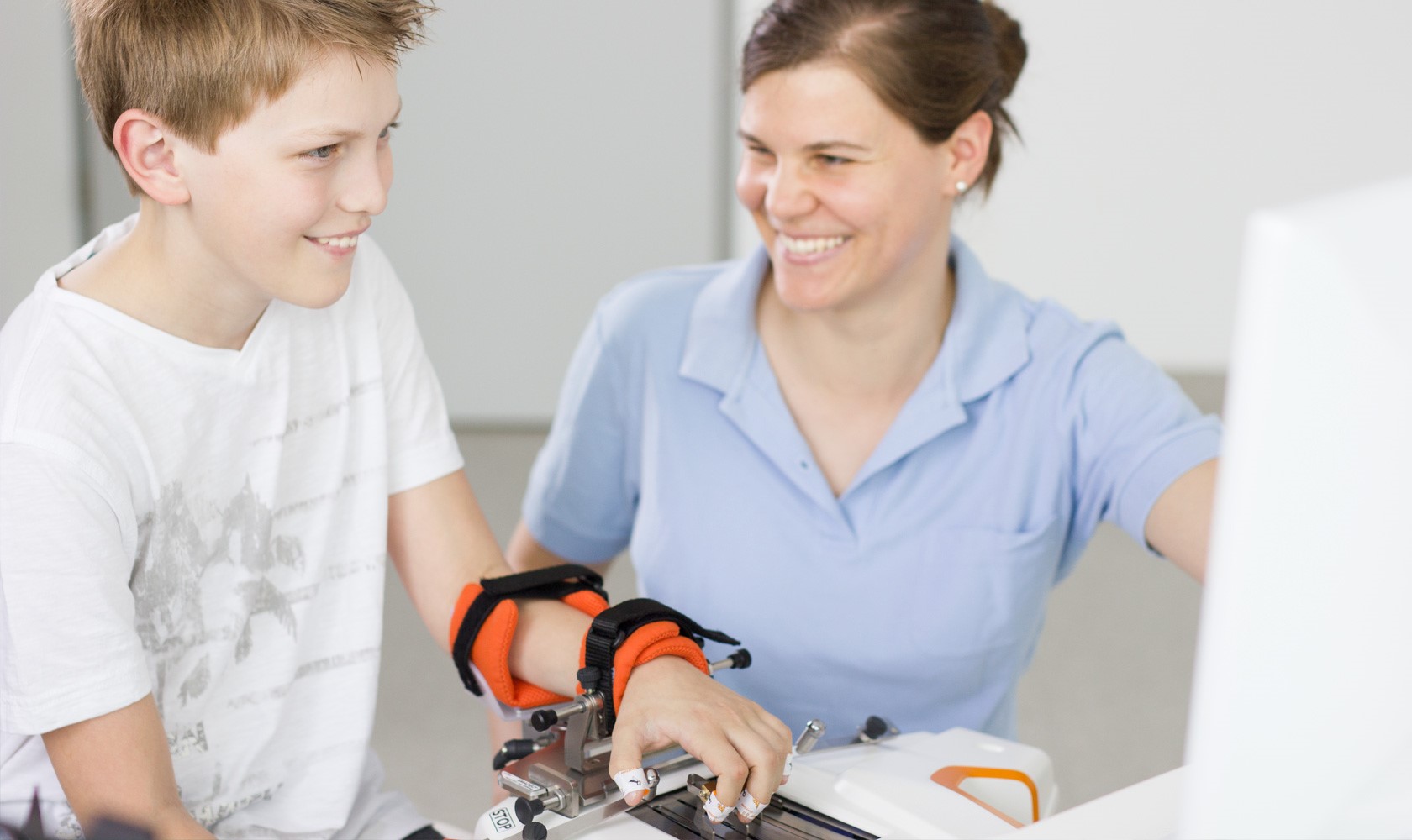 Rally | Robot-assisted therapy to improve hand function in children ...