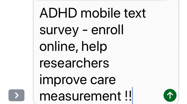Rally | ADHD Adults on Stimulants - Text message study - https://is.gd ...